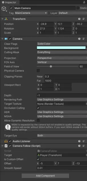 How To Make A Smooth Camera Follow In Unity C Game Development Solutions 